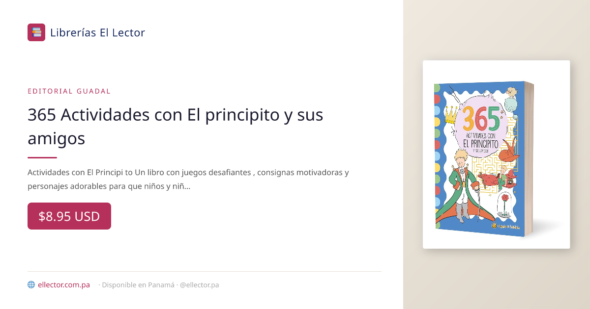 libro | 365 Actividades con El Principito. | Editores de Editorial ...