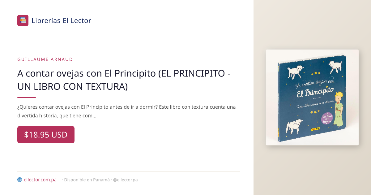 A contar ovejas con El Principito (EL PRINCIPITO - UN LIBRO CON TEXTUR ...