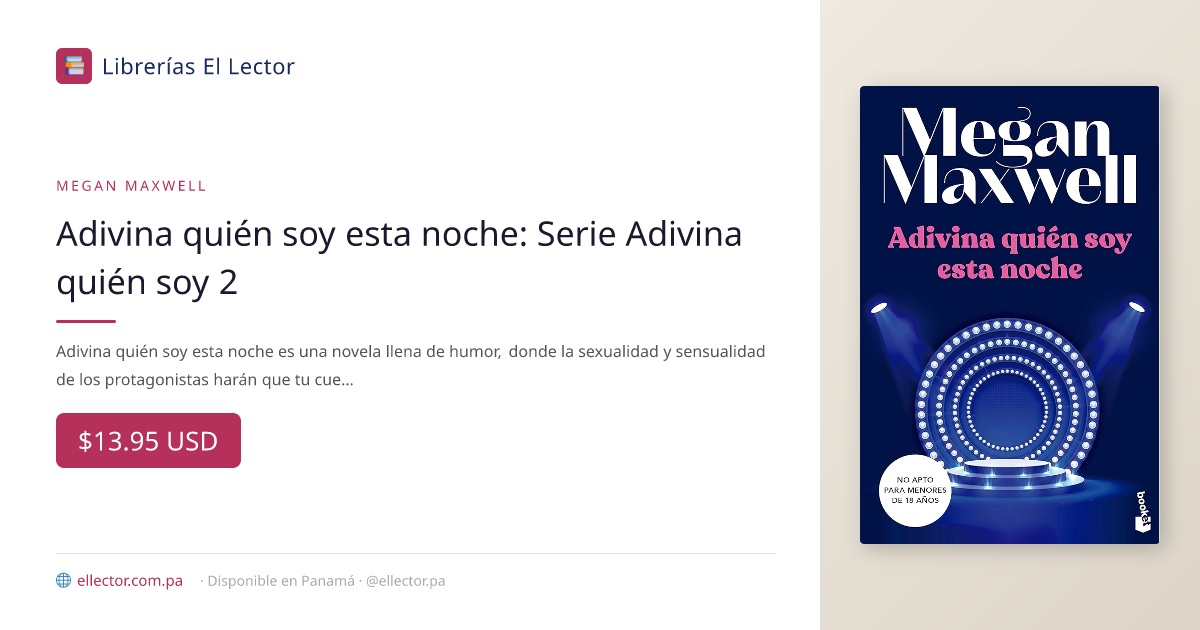 Adivina quién soy esta noche: Serie Adivina quién soy 2 – Librerías El ...