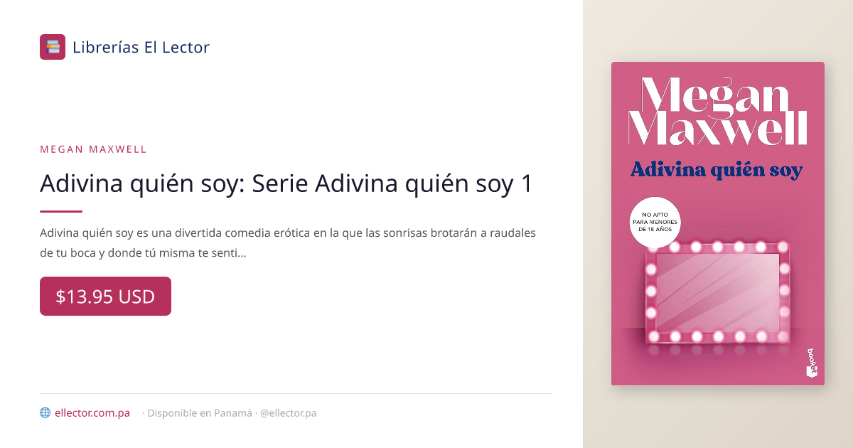 Adivina quién soy: Serie Adivina quién soy 1 – Librerías El Lector Panamá