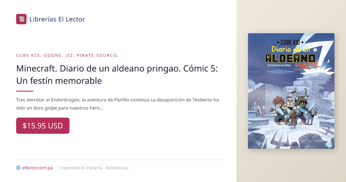 Minecraft. Diario de un aldeano pringao. Cómic 5: Un festín memorable ...