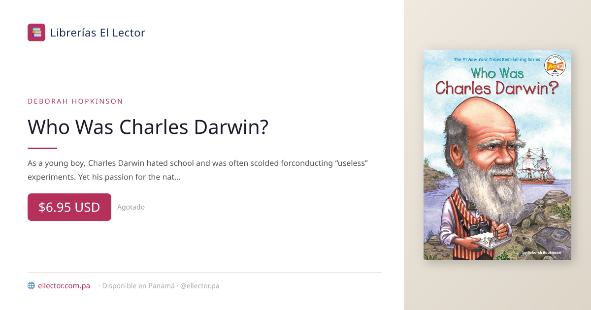 libro | Who Was Charles Darwin? | Deborah Hopkinson, Who HQ, Nancy ...